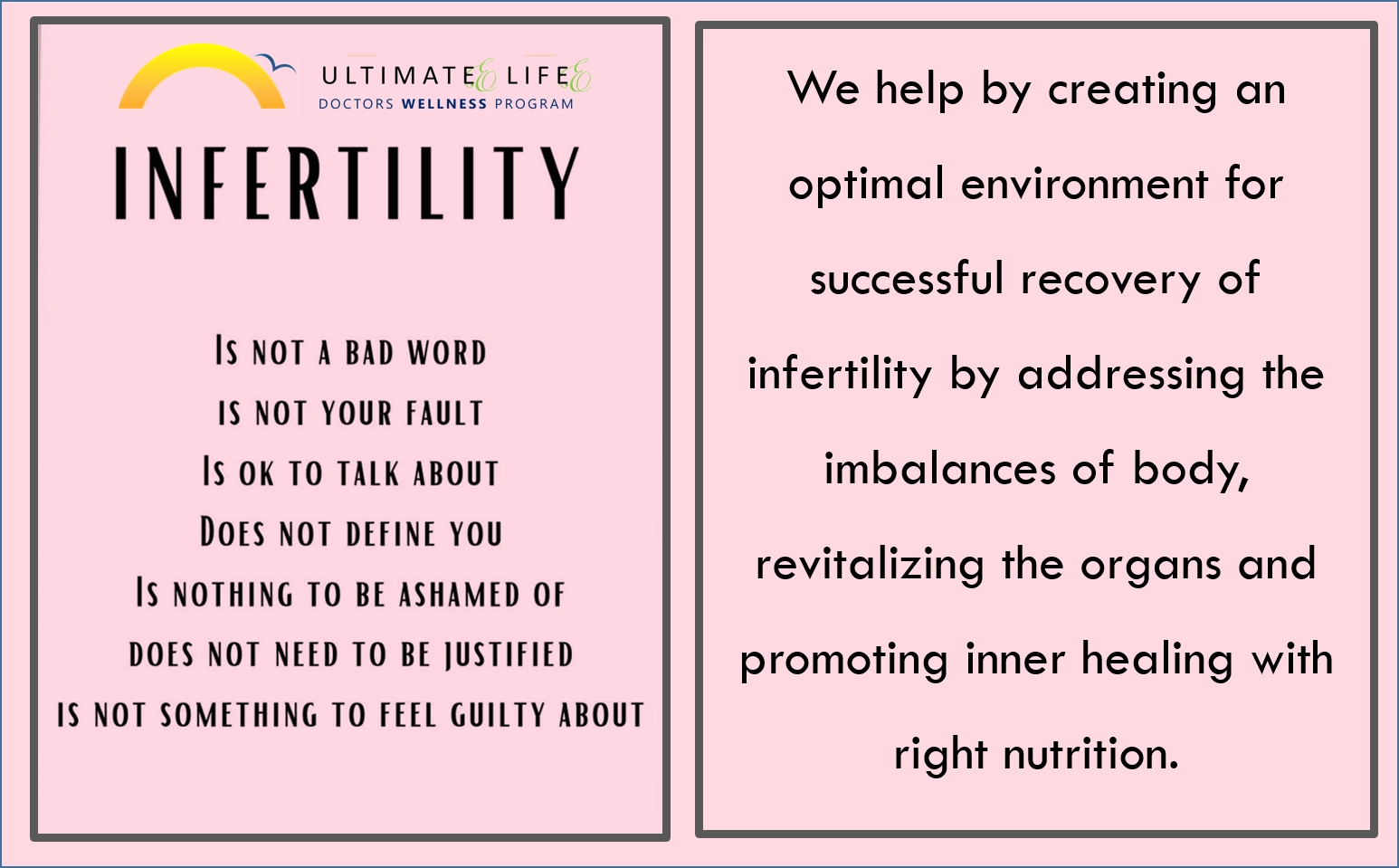 Ultimate Life | Reproductive health & Infertility